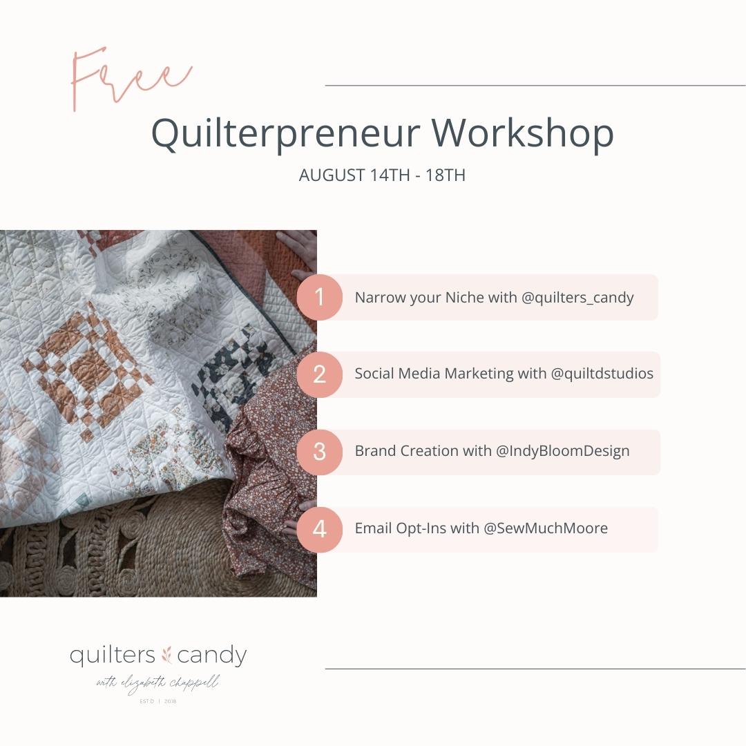 Free Quilterpreneur Workshop - Creative Day Job
